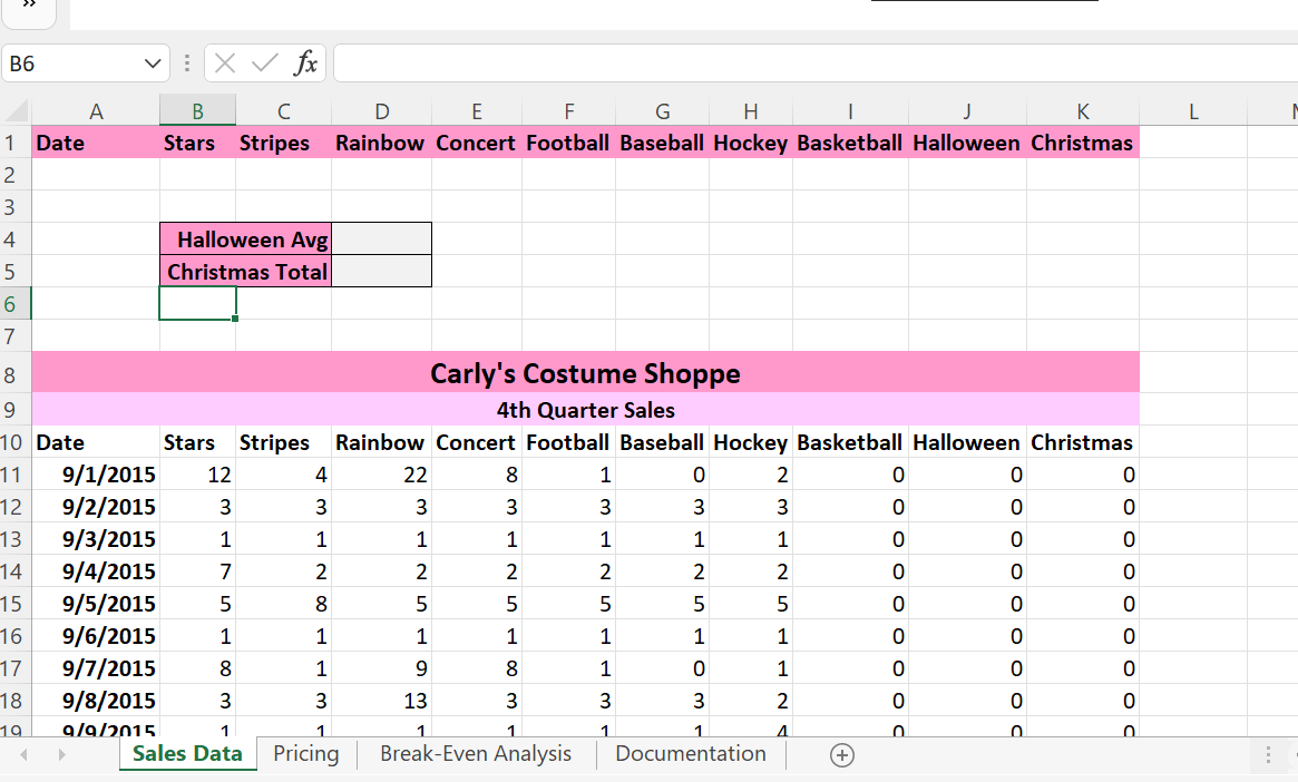 Open the downloaded CAP2_Costumes.xlsx workbook. Save | Chegg.com