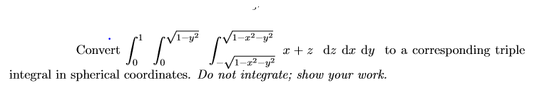 Solved 1. Set up a double integral in polar coordinates for | Chegg.com