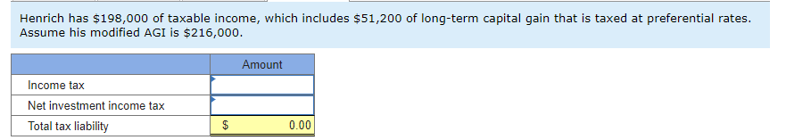 Solved Henrich is a single taxpayer. In 2022 , his taxable | Chegg.com