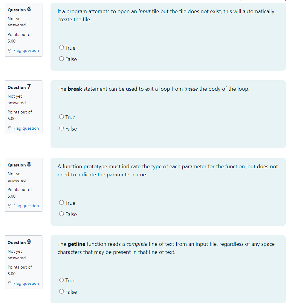 Solved The continue statement can be used to exit one pass | Chegg.com
