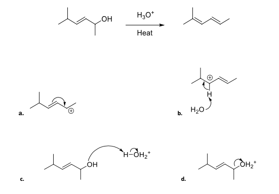 Solved Which of these is an incorrect step in the mechanism | Chegg.com