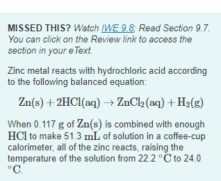 Solved MISSED THIS? Watch IWE 9.8; Read Section 9.7. You can | Chegg.com