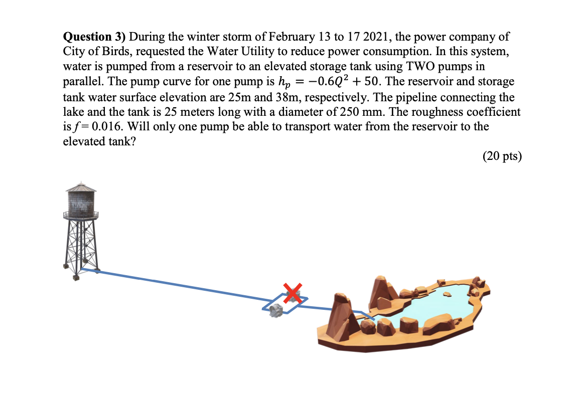 Solved Question 3) During the winter storm of February 13 to | Chegg.com