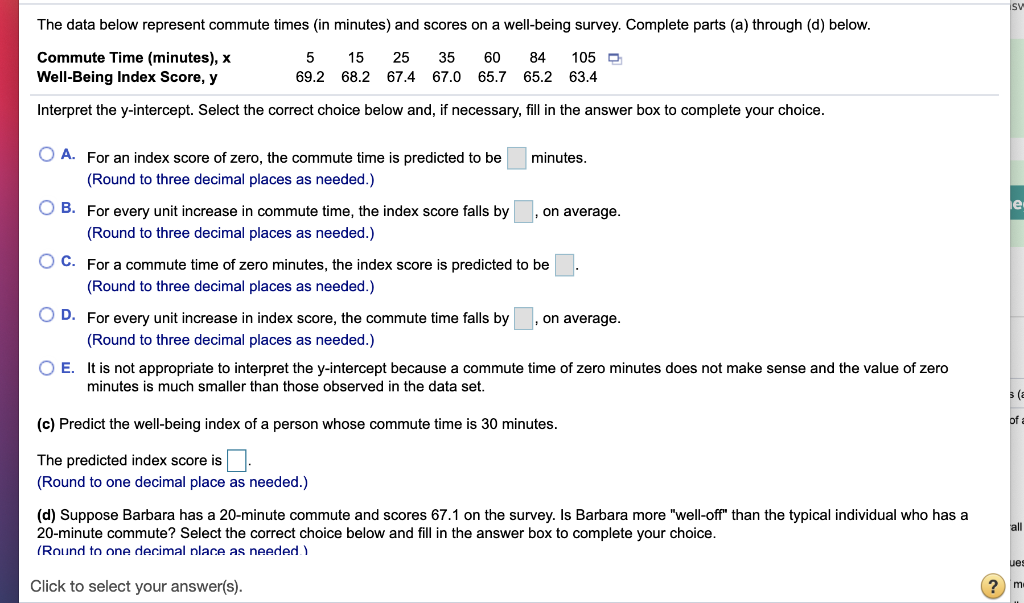 Solved The data below represent commute times in minutes) | Chegg.com
