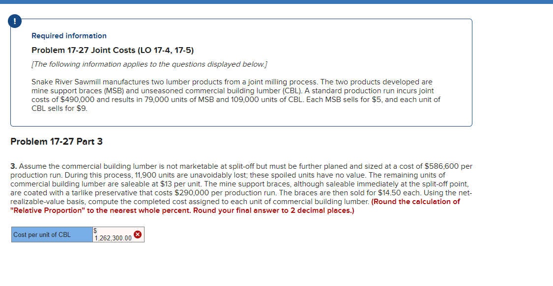 Solved Required information Problem 17-27 Joint Costs (LO | Chegg.com
