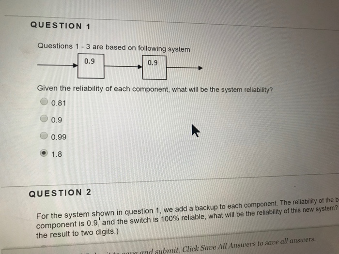 Solved QUESTION 1 Questions 1-3 are based on following | Chegg.com