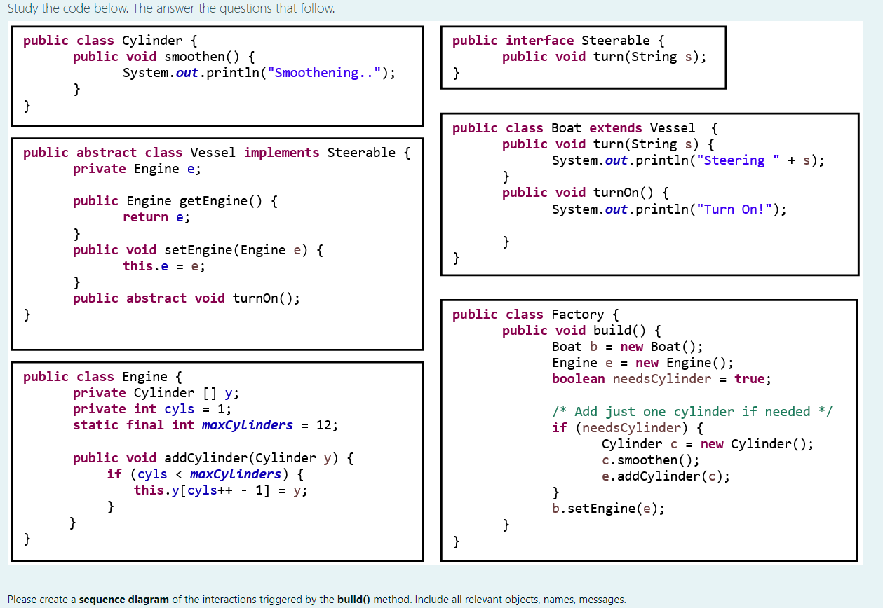 Solved Study the code below. The answer the questions that | Chegg.com