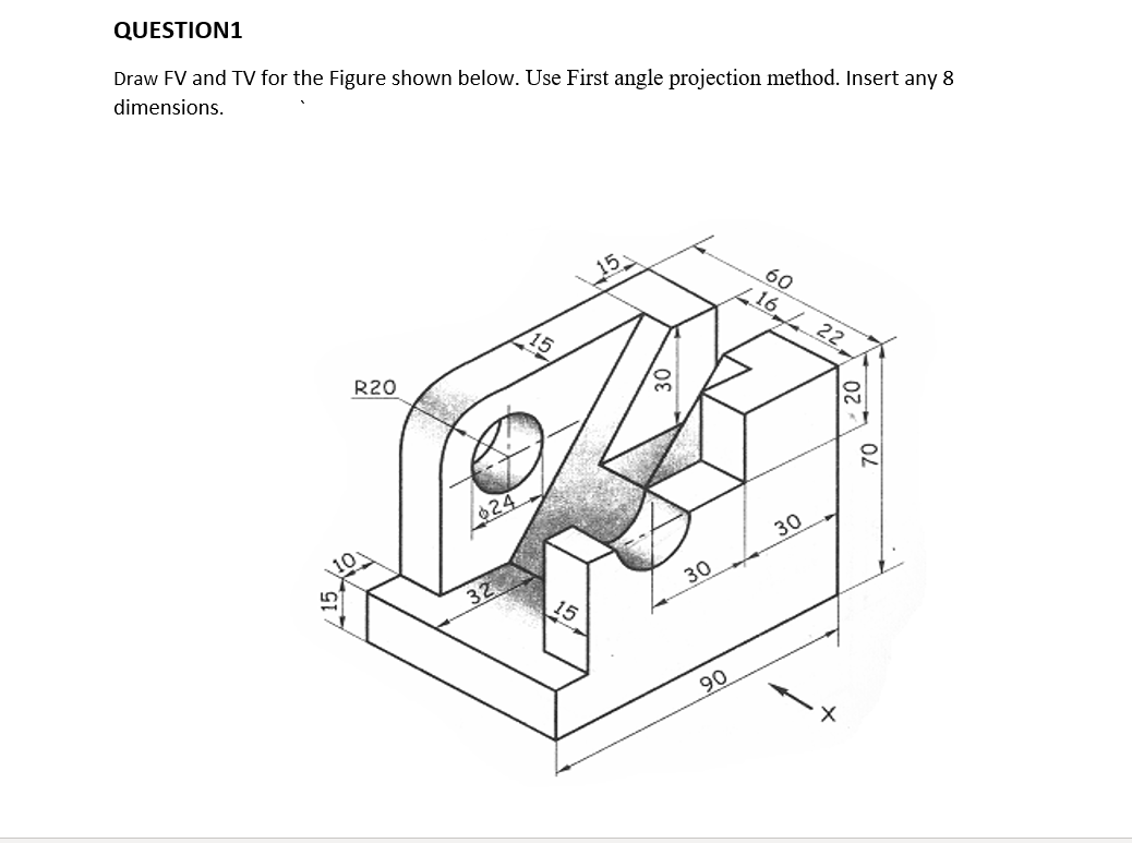 Solved QUESTION1 Draw FV and TV for the Figure shown below. | Chegg.com
