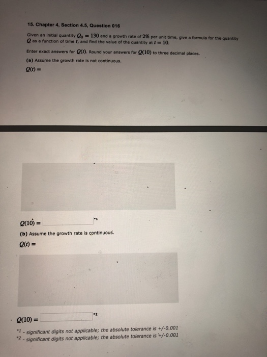 Solved 15. Chapter 4, Section 4.5, Question 016 Given an | Chegg.com
