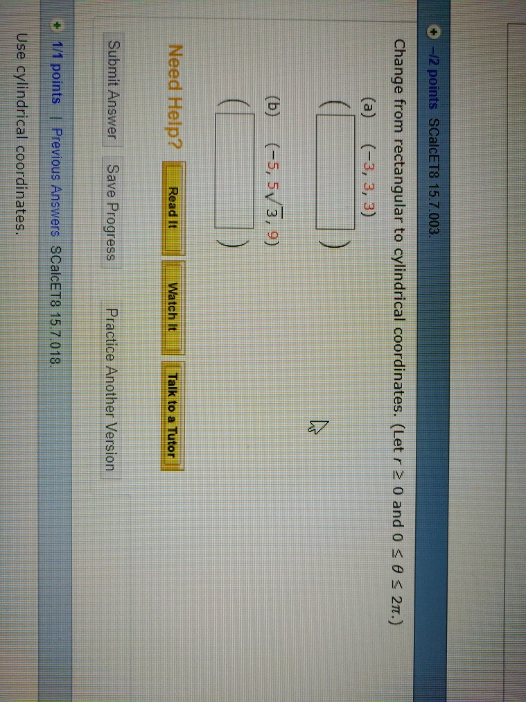 Solved O-12 points SCalcET8 15.7 003. Change from | Chegg.com Solved O-12 points SCalcET8 15.7 003. Change from | Chegg.com