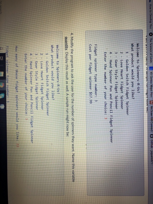 Solved Csc 130 Lab 4 