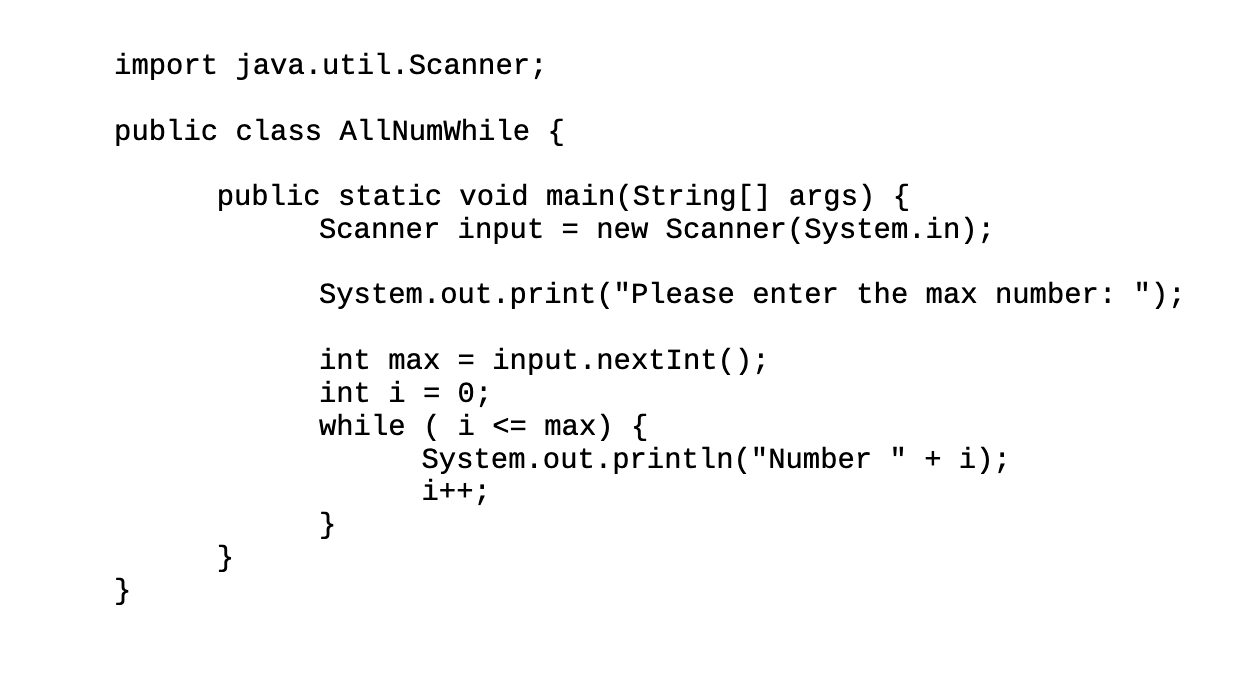 Solved I need some help coding in Java dealing with while | Chegg.com