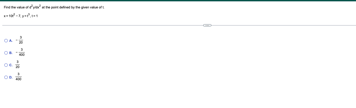 Solved Find the value of d2ydx2 ﻿at the point defined by the | Chegg.com