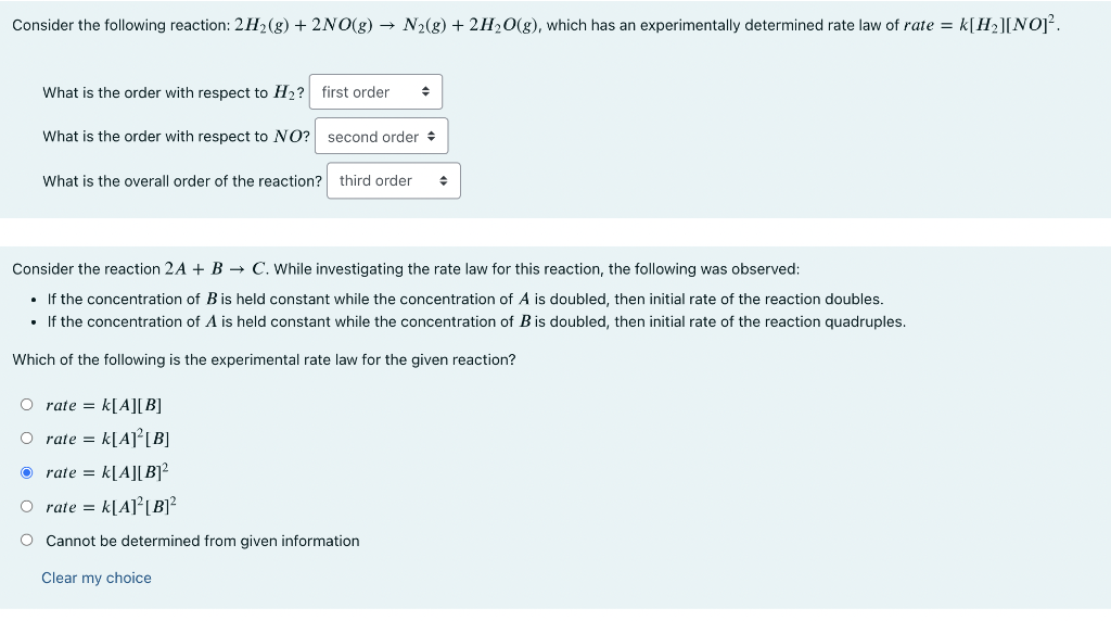 Solved Determine the rate law for Step (1) of the provided | Chegg.com