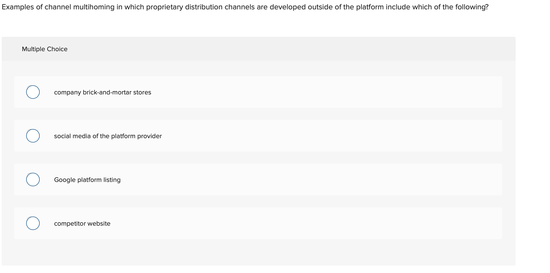 Solved xamples of channel multihoming in which proprietary | Chegg.com