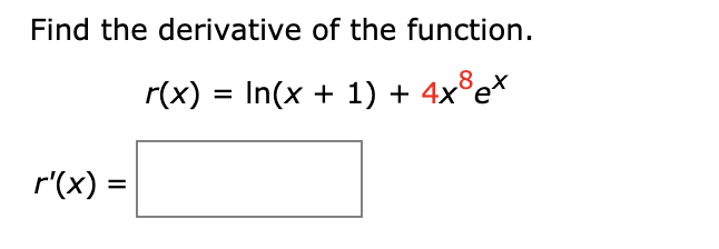 Solved Find the derivative of the function. h(x) = log2(x2 + | Chegg.com