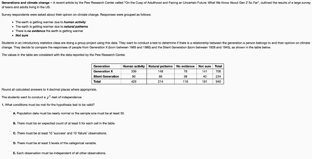 Solved 2. Choose from the dropdowns to form the correct null | Chegg.com