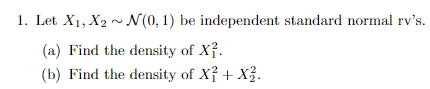 Solved Let x1,x2∼N(0,1) ﻿be independent standard normal | Chegg.com