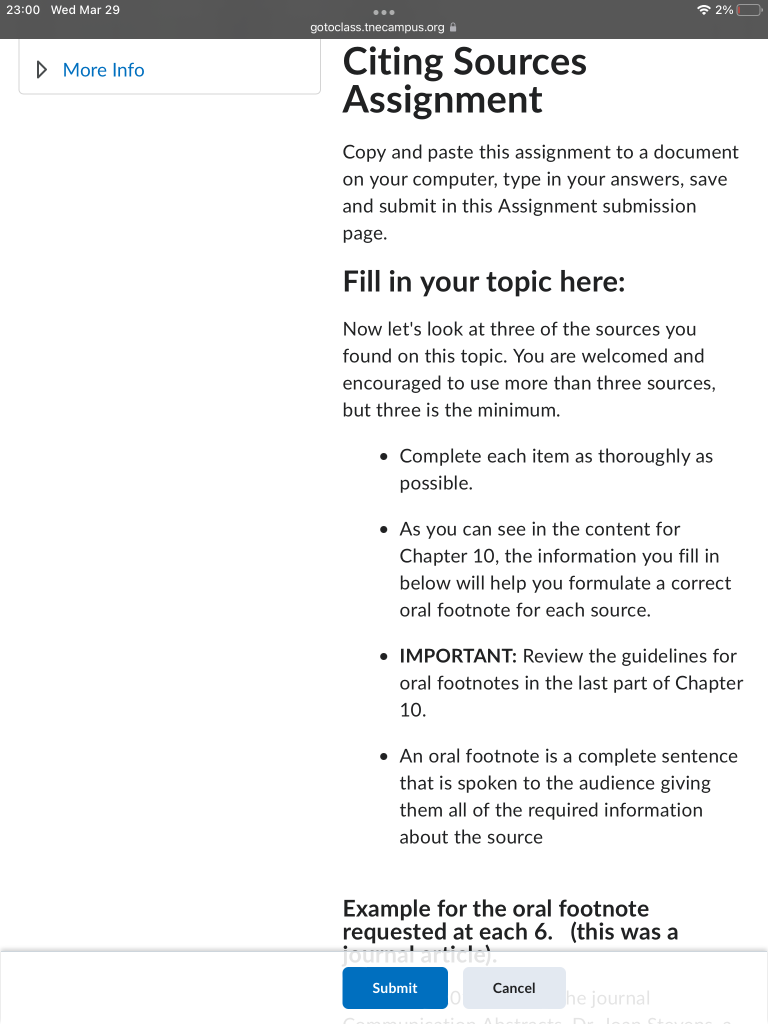 Citing Sources Assignment Copy and paste this | Chegg.com