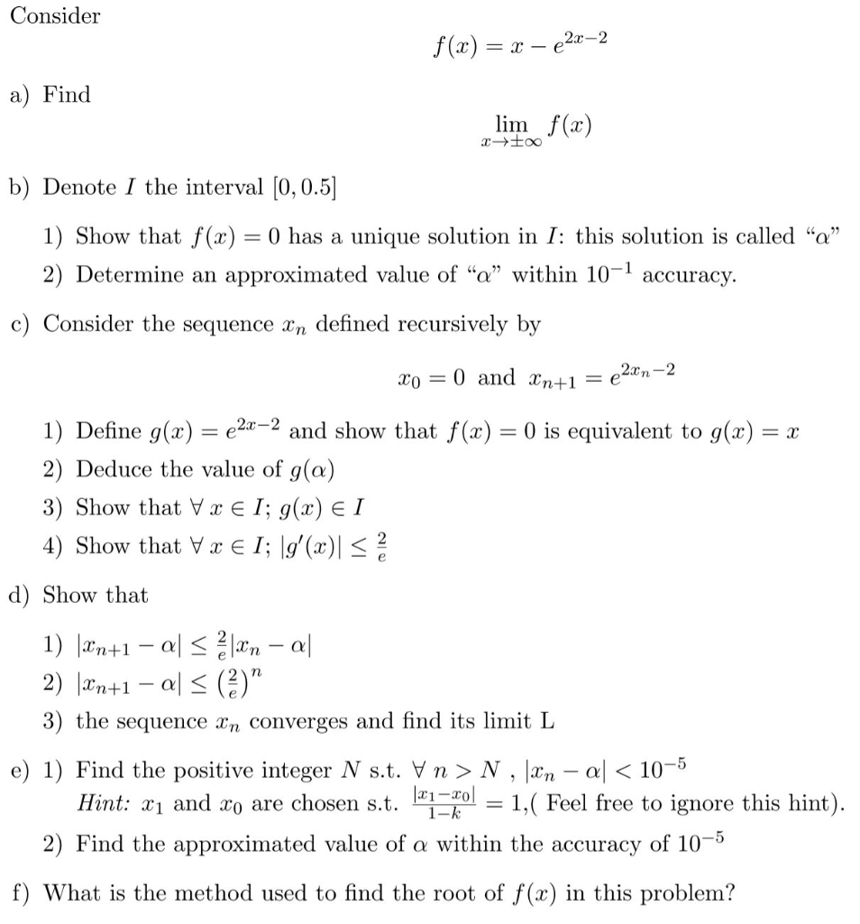 Solved Only part e) please let me know if you require more | Chegg.com