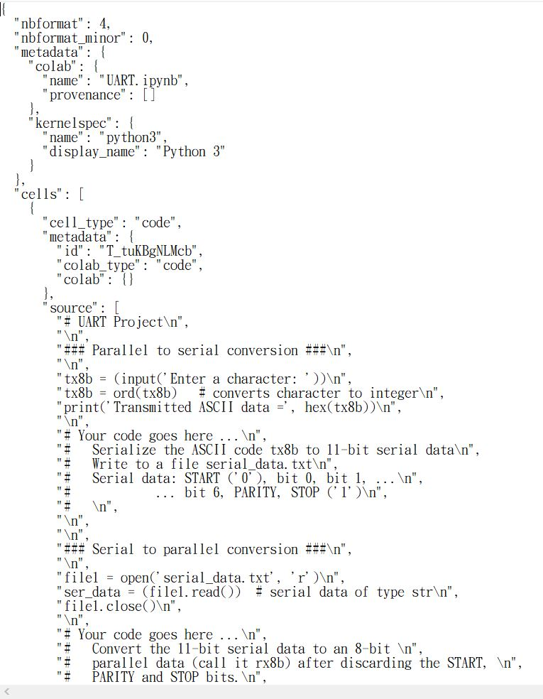 "nbformat" : 4, "nbformat_minor": 0, "metadata" : { | Chegg.com