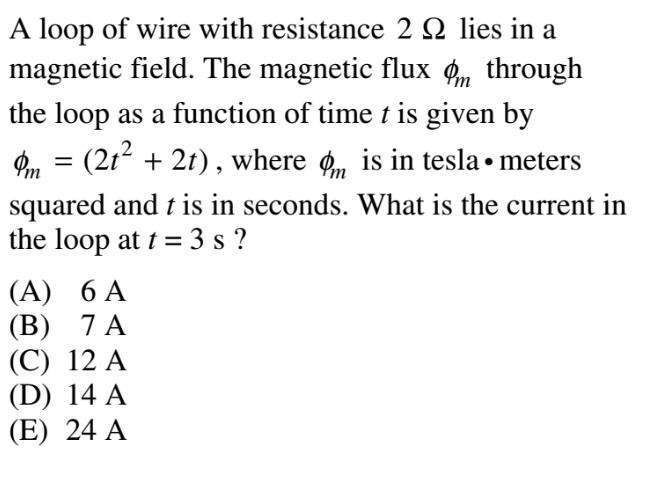 Solved A loop of wire with resistance 2 12 lies in a | Chegg.com
