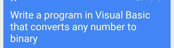 Solved Write a program in Visual Basic that converts any | Chegg.com