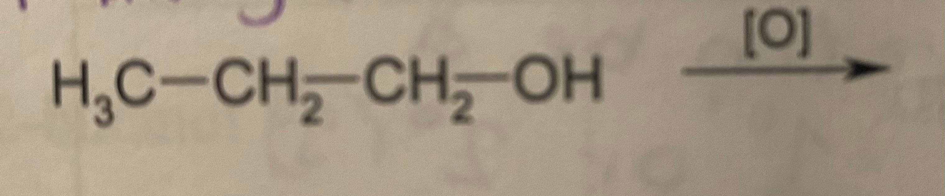 Solved [O] [ HỌC-CH-CH2-CH, 다 OH [O] H,C-CH-CH2-OH 2 | Chegg.com