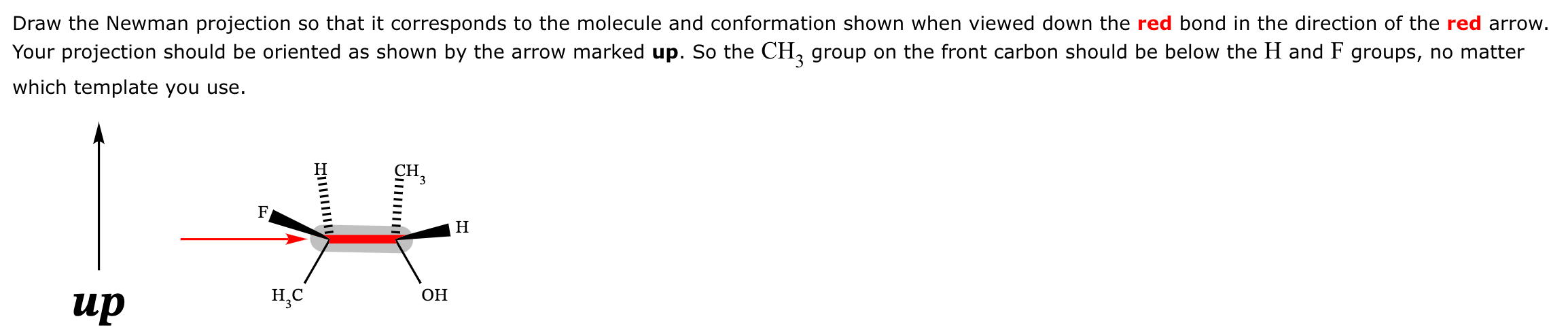 Solved Draw the Newman projection so that it corresponds to | Chegg.com