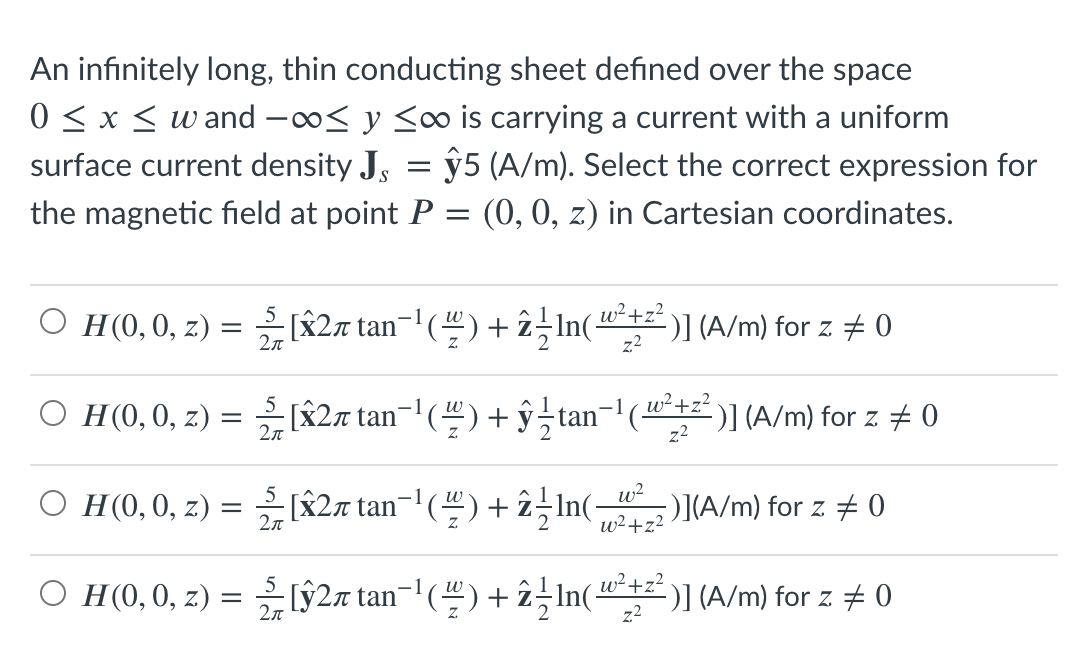 Solved The long, straight conductor shown in the figure | Chegg.com