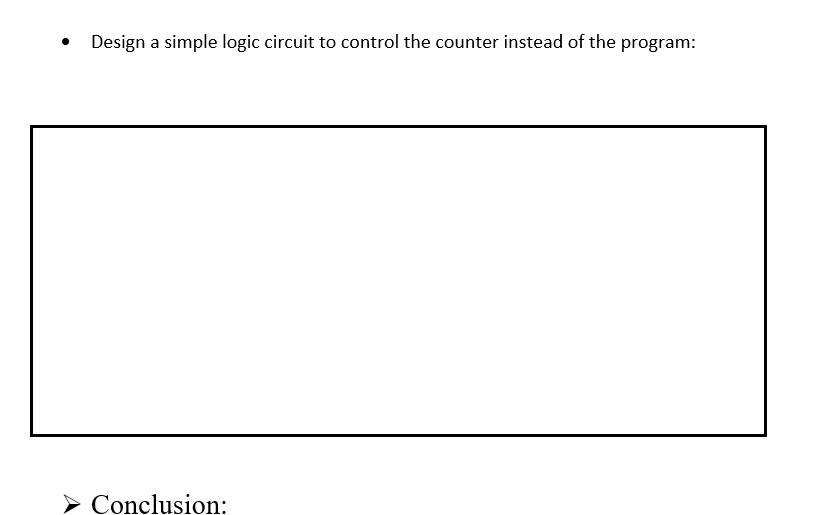 Solved You only have to DESIGN a simple logic circuit if you | Chegg.com