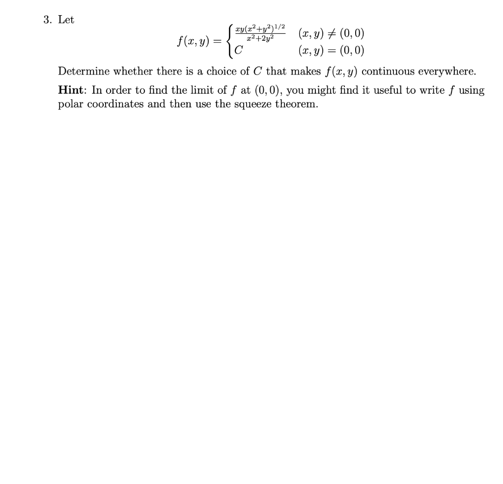 Solved 3. Let | Chegg.com