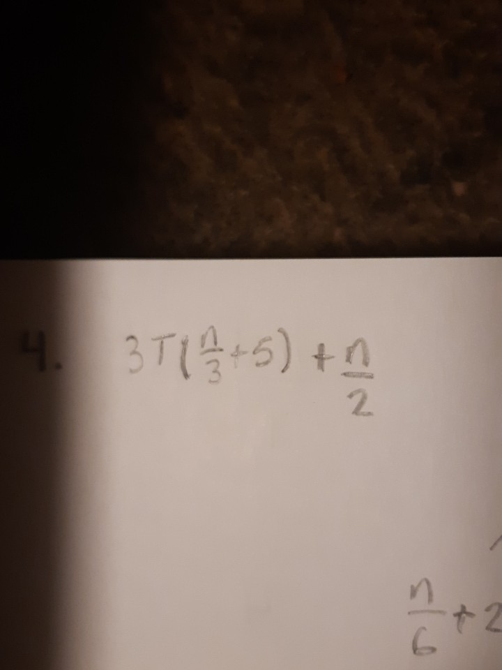 Solved Please Draw The Recurrence Function For The Above