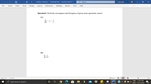 Solved Activity 3 Calous - Protected ViewSaved to this | Chegg.com