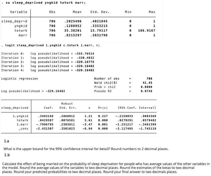 su sleep_deprived yngkid toturk marr; Variable Obs | Chegg.com