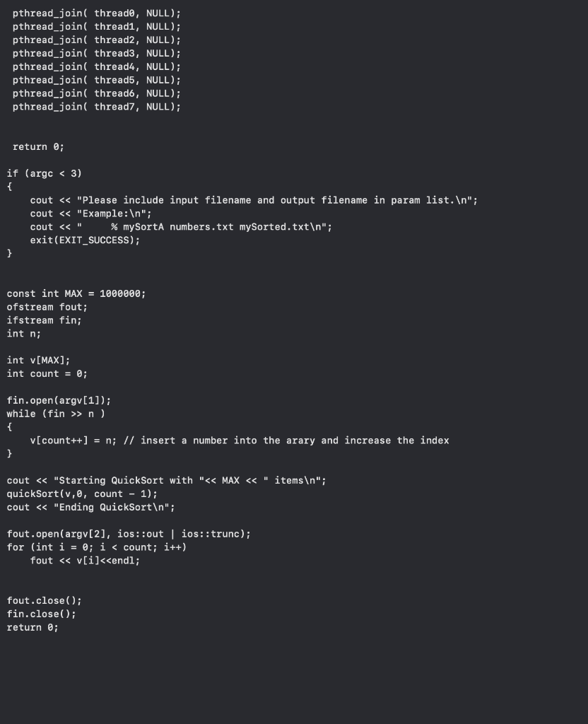 Solved Cout « Please Include Input Filename And Output