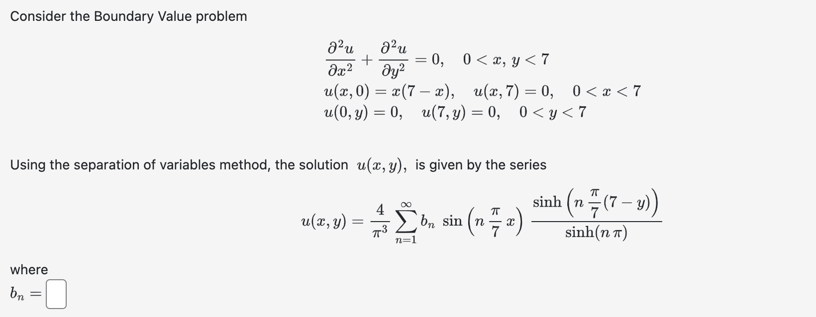 Solved Consider the Boundary Value | Chegg.com