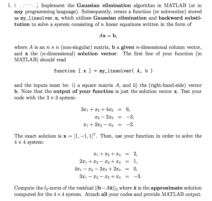 Solve Singular Matrix Equation Matlab Tessshebaylo
