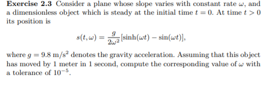 Solved Also apply the Secant method to solve this problem. | Chegg.com