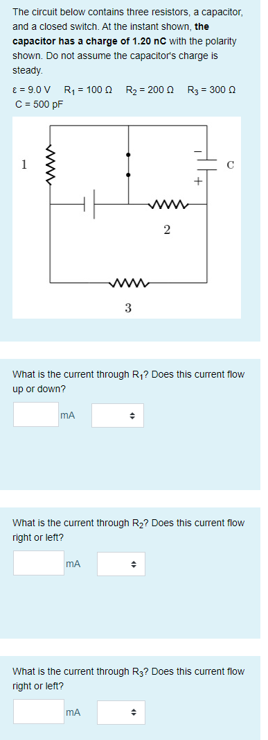 Solved The circuit below contains three resistors, a | Chegg.com