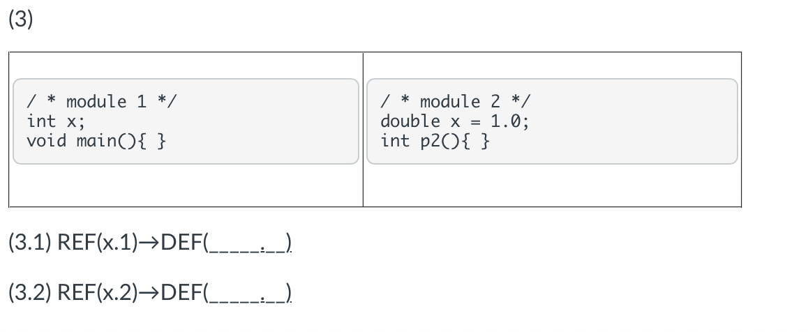 Solved In this problem, let REF(x.i)→DEF(x.k) denote that | Chegg.com