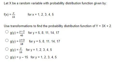 Solved Let X be a random variable with probability | Chegg.com