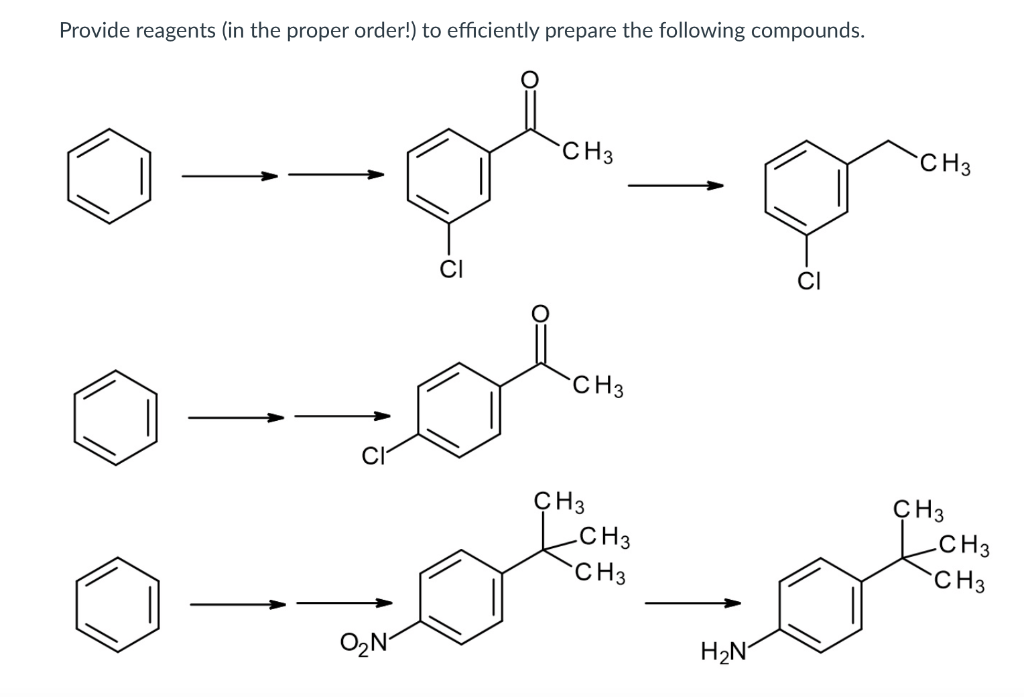 Solved Provide reagents (in the proper order!) to | Chegg.com