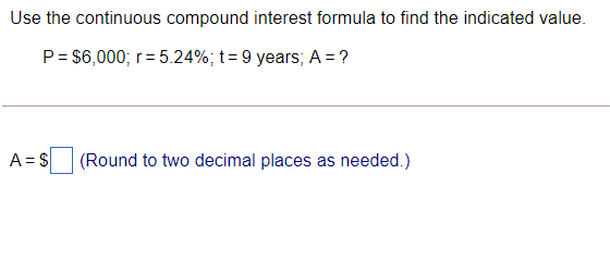 Solved Use the compound interest formula to find the future | Chegg.com