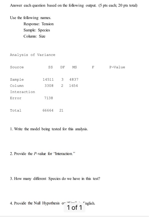 Solved Answer each question based on the following output. | Chegg.com