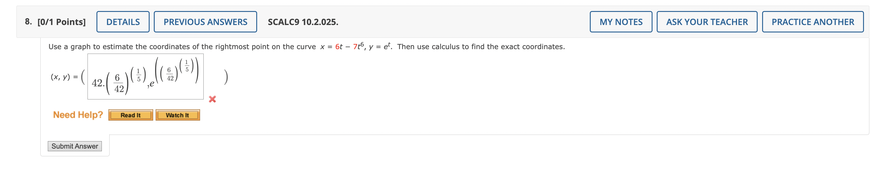 Solved Use a graph to estimate the coordinates of the | Chegg.com