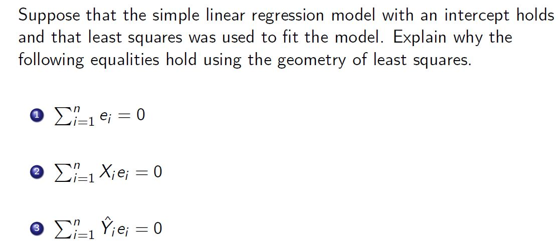 Solved Suppose that the simple linear regression model with | Chegg.com