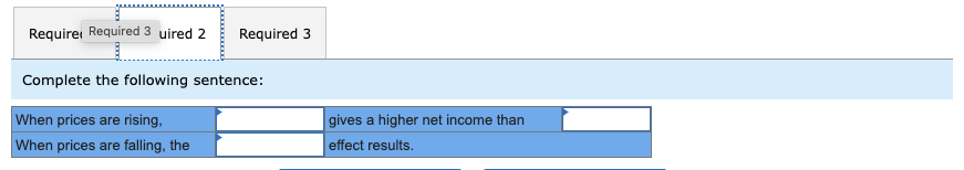 Solved Complete the following sentence:Complete this | Chegg.com