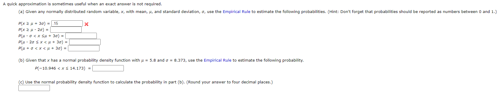 Solved A quick approximation is sometimes useful when an | Chegg.com