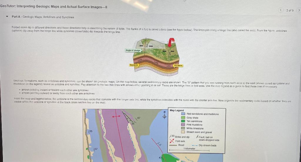 Solved Geo Tutor: Interpreting Geologic Maps and Actual | Chegg.com